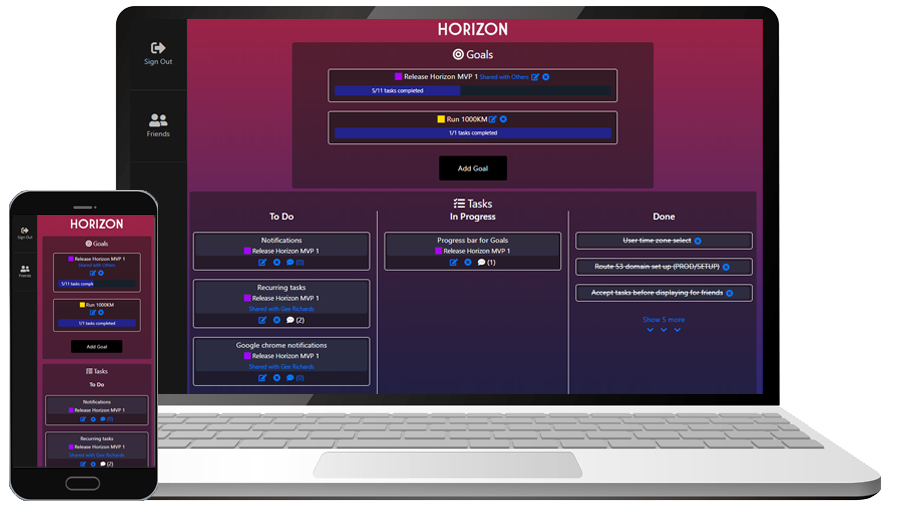 Horizon - Plan your tasks, collaboratively